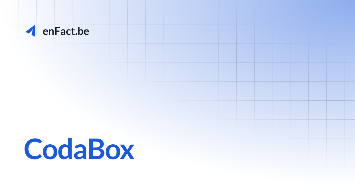 CodaBox | enFact.be