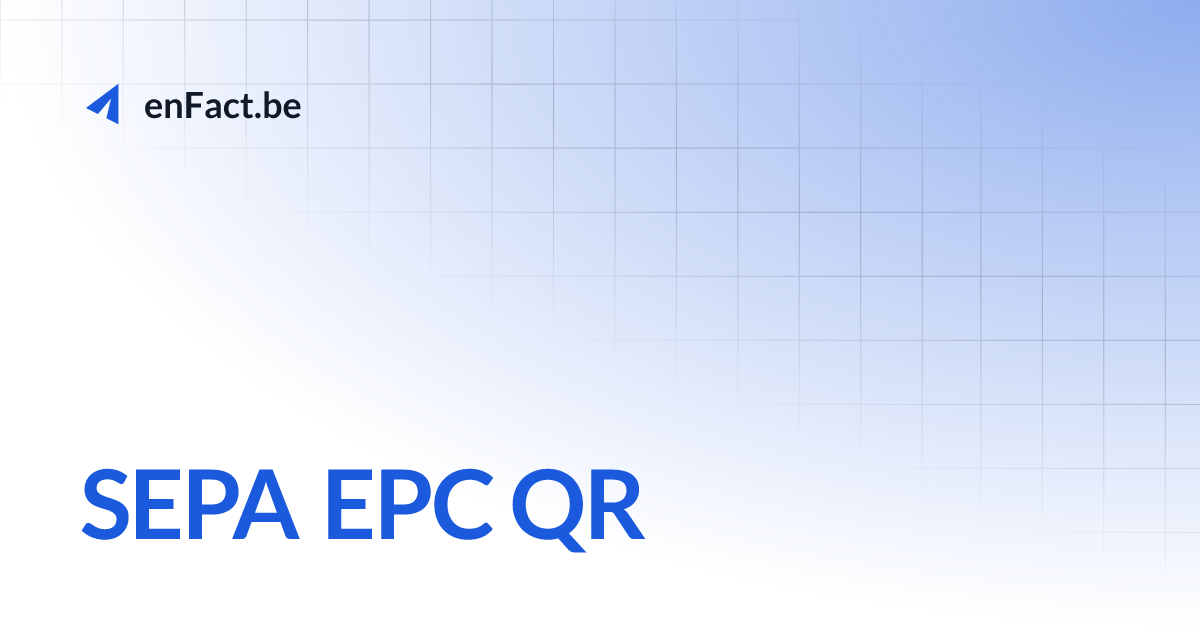 SEPA EPC QR | enFact.be